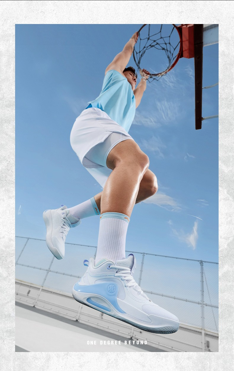 361 Degrees Zen Team Men Basketball Shoes High elasticity Shock ...