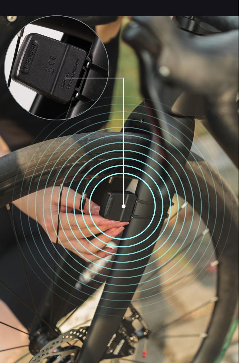 Compact Waterproof Bicycle Computer with Touch Screen - Wireless ...