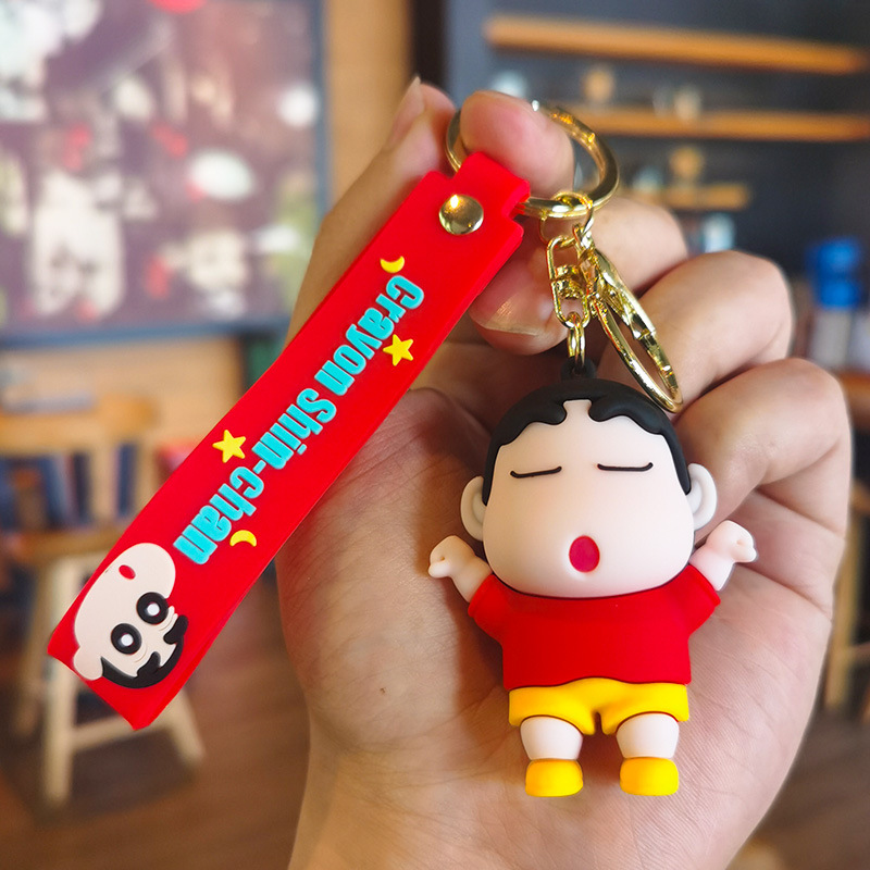 New Crayon Shin-Chan Keychain Cartoon Japanese Cartoon Cute Couple Bag ...