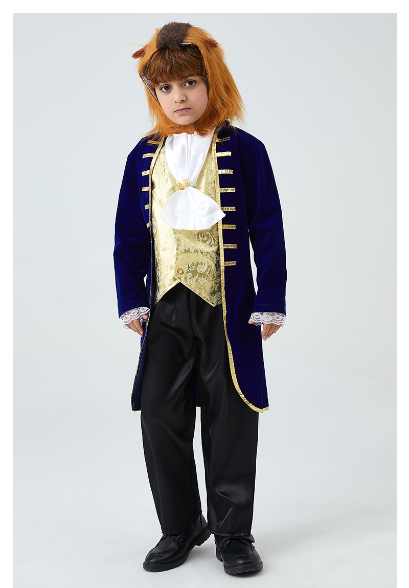 Halloween Beauty and Beast Children's Fairy Tale Cartoon Characters ...