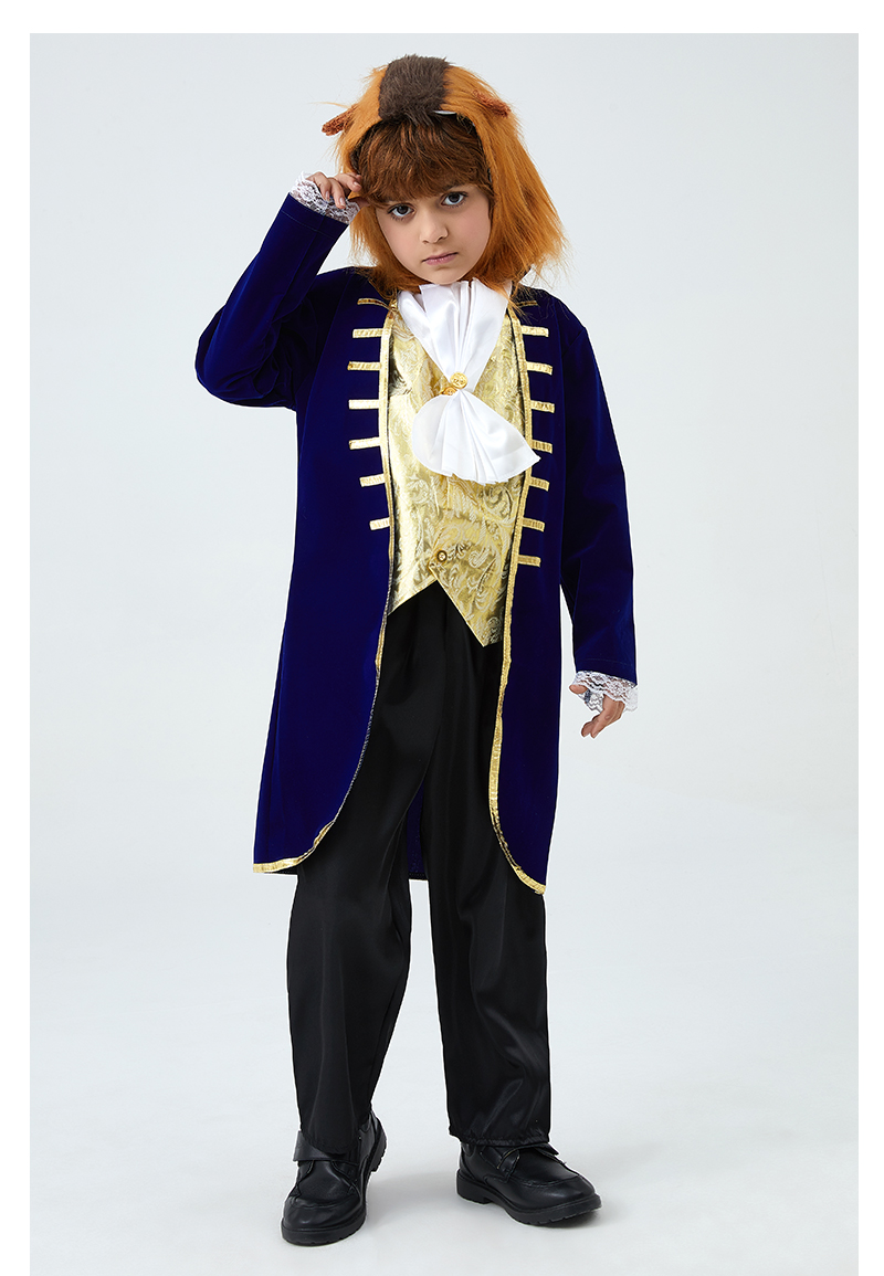 Halloween Beauty and Beast Children's Fairy Tale Cartoon Characters ...