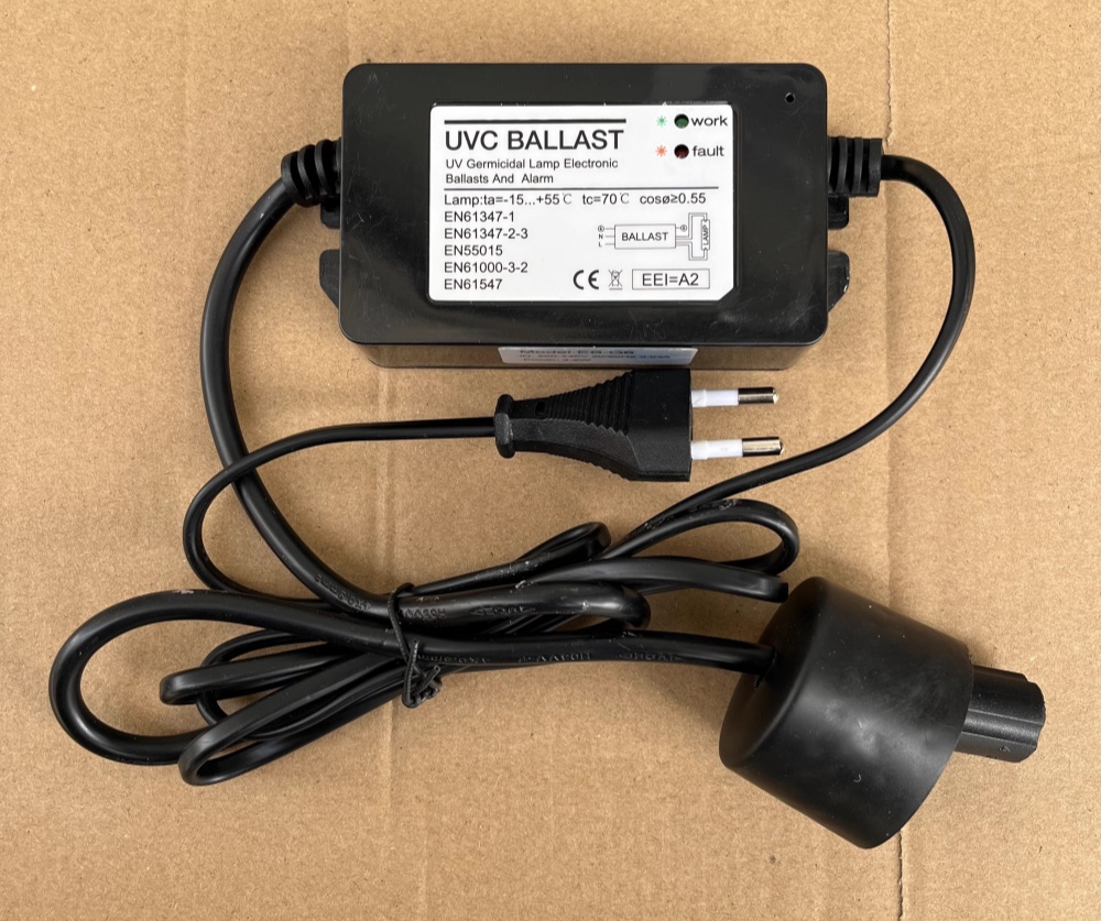 4W to 55W UVC Ballast With Alarm Function Ultraviolet Light Bactericidal Fittings and UV ...