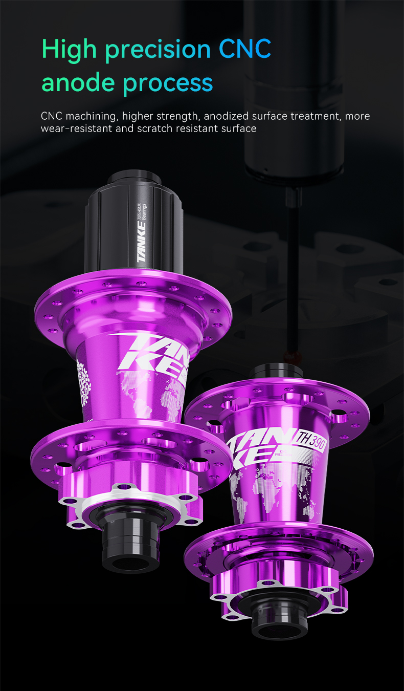 TANKE MTB Hub 6Paw 120 Sound 4 Bearing 28 32 36 Holes Quick Release ...