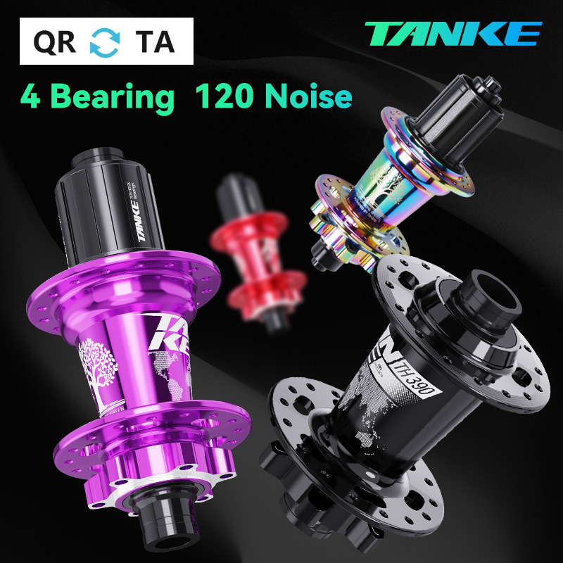 TANKE MTB Hub 6Paw 120 Sound 4 Bearing 28 32 36 Holes Quick Release ...