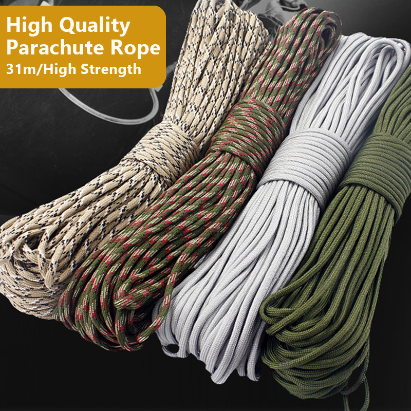【Ship in 24h】100M Paracord Rope for Bracelet 9 Core Camping Rope Nylon ...