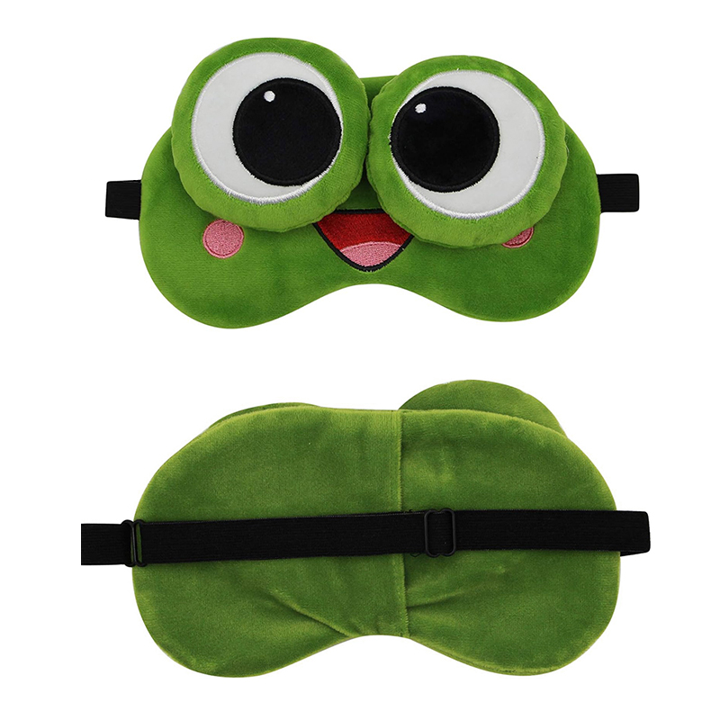Frog Eye Masks 3D Sleep Masks Funny Sleeping Masks Cute Animal Plush ...