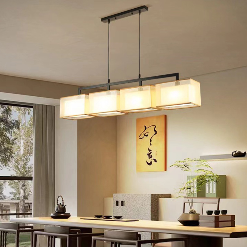 AIMI Chinese Style Pendant Light Living Room Dining Room Geometric ...