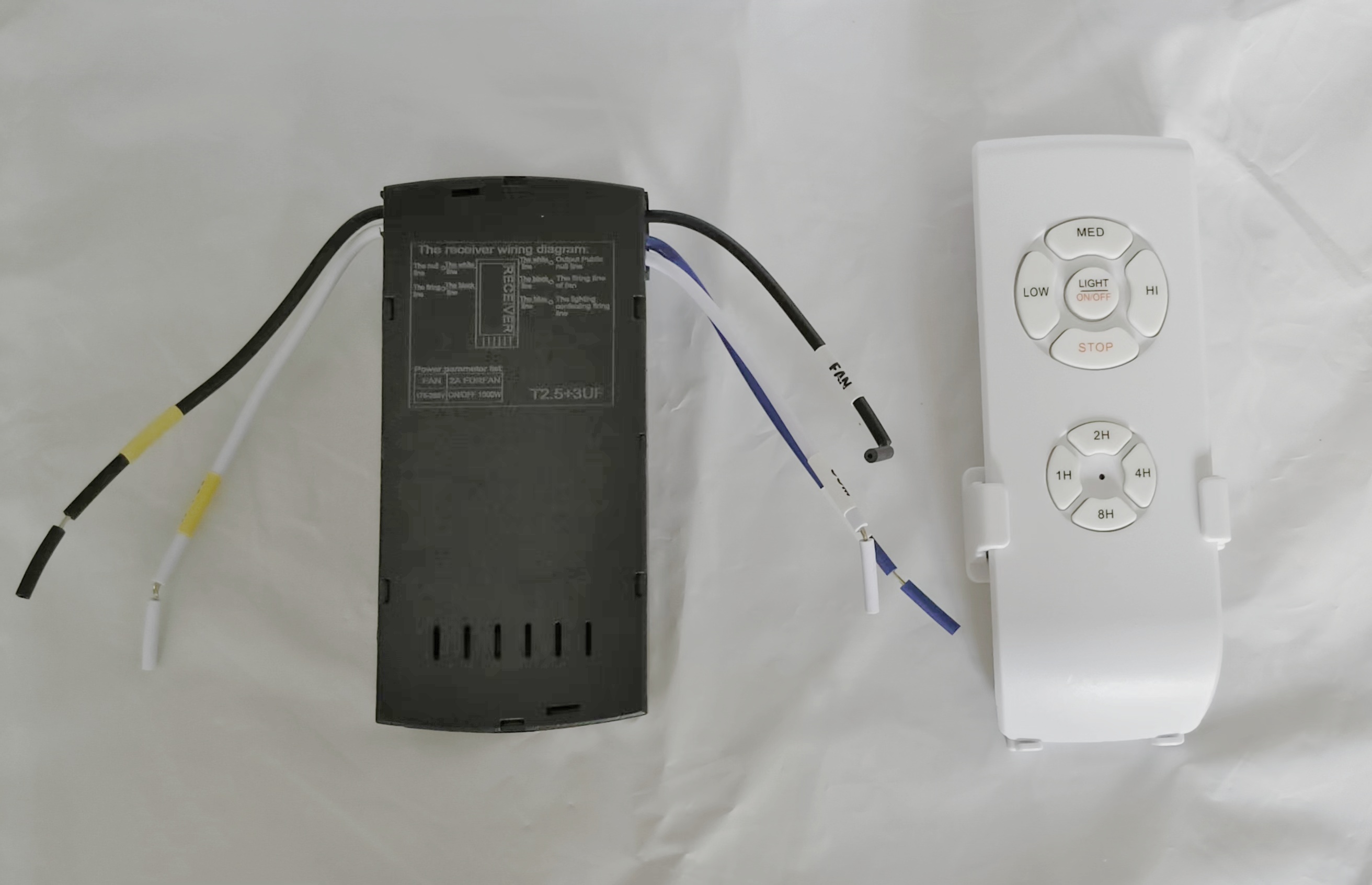 Universal Ceiling Fan Lamp Remote Control Kit AC 110-240V Timing ...