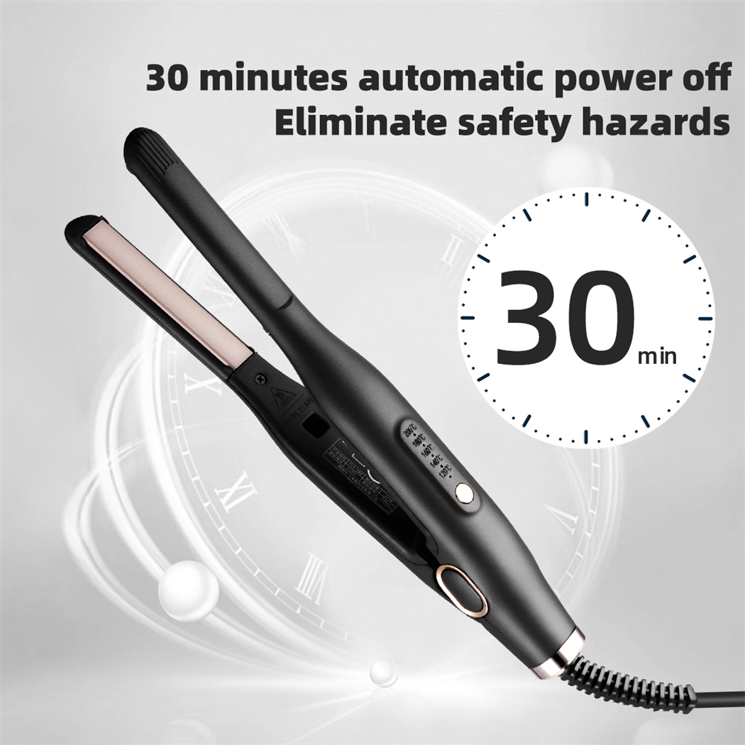 CkeyiN Hair Straightener and Curler 2 in 1 Ceramic Mini Small Flat Iron ...