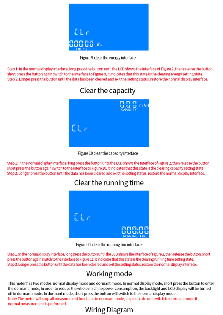 PZEM015 DC 200v Battery Monitor Capacity Tester Ammeter Voltmeter ...
