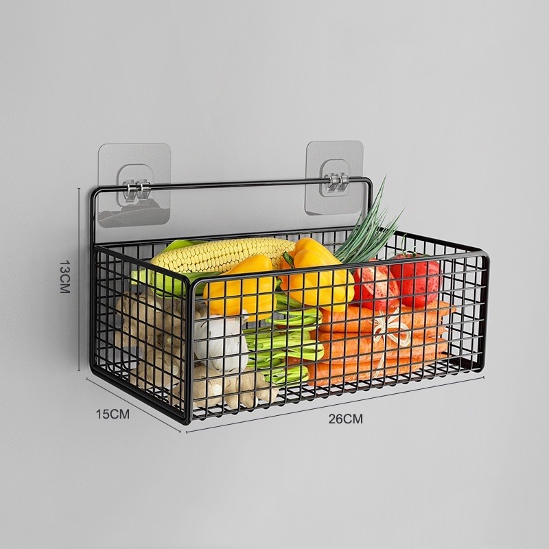 Wall Mounted Kitchen Racks Spice Storage Holder Organizer Kitchen ...