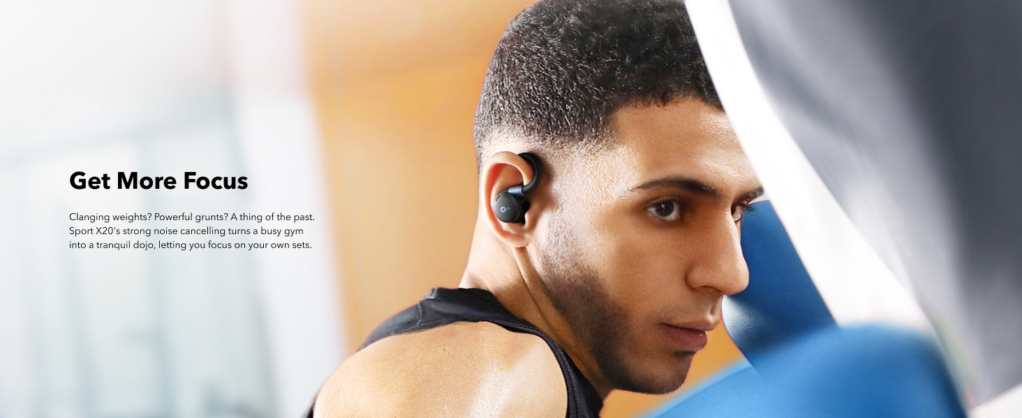 Soundcore Sport X20 by Anker, True-Wireless Workout Earbuds, Rotatable ...