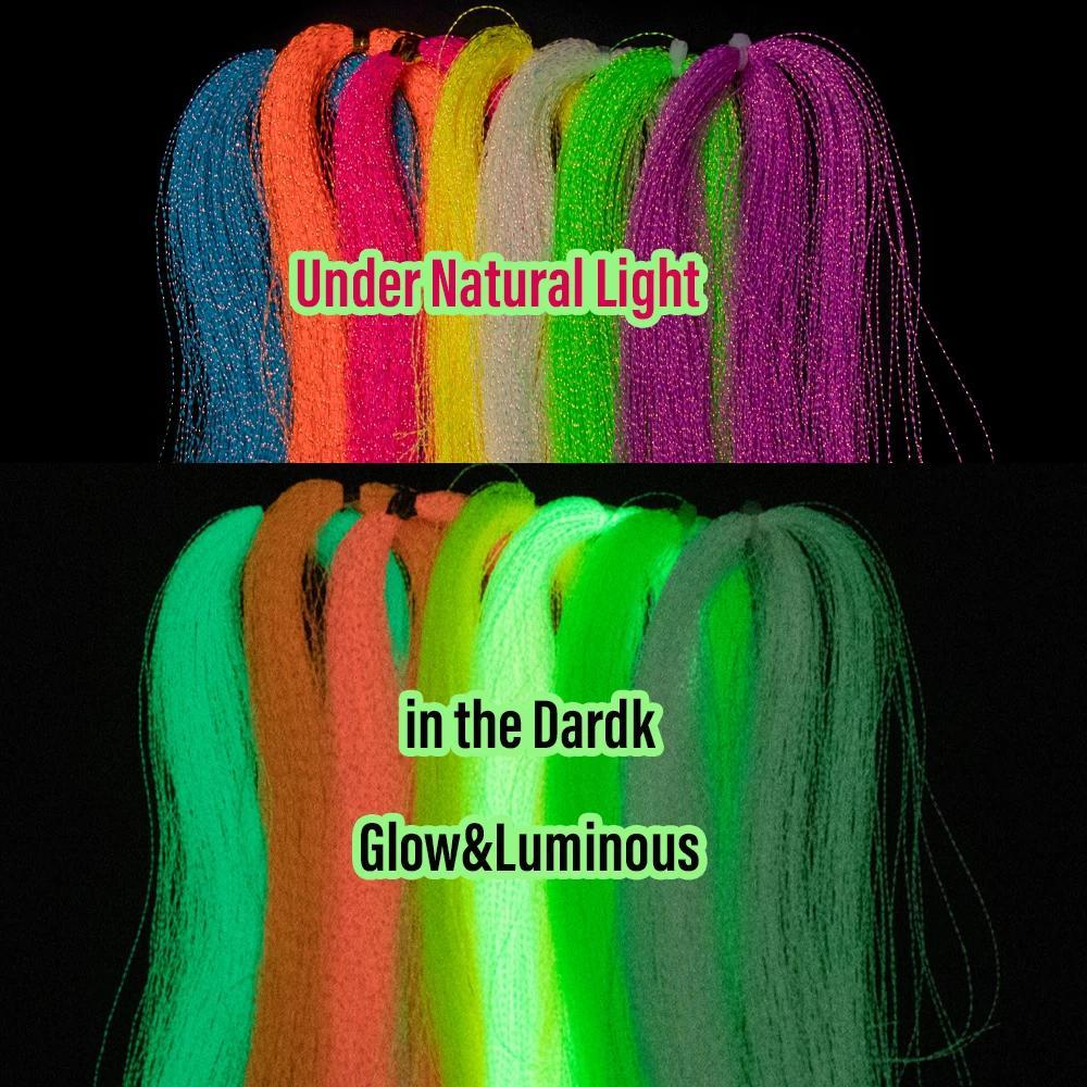 Luminous Twisted Flashabou Holographic Tinsel Crystal Flash Strands For ...