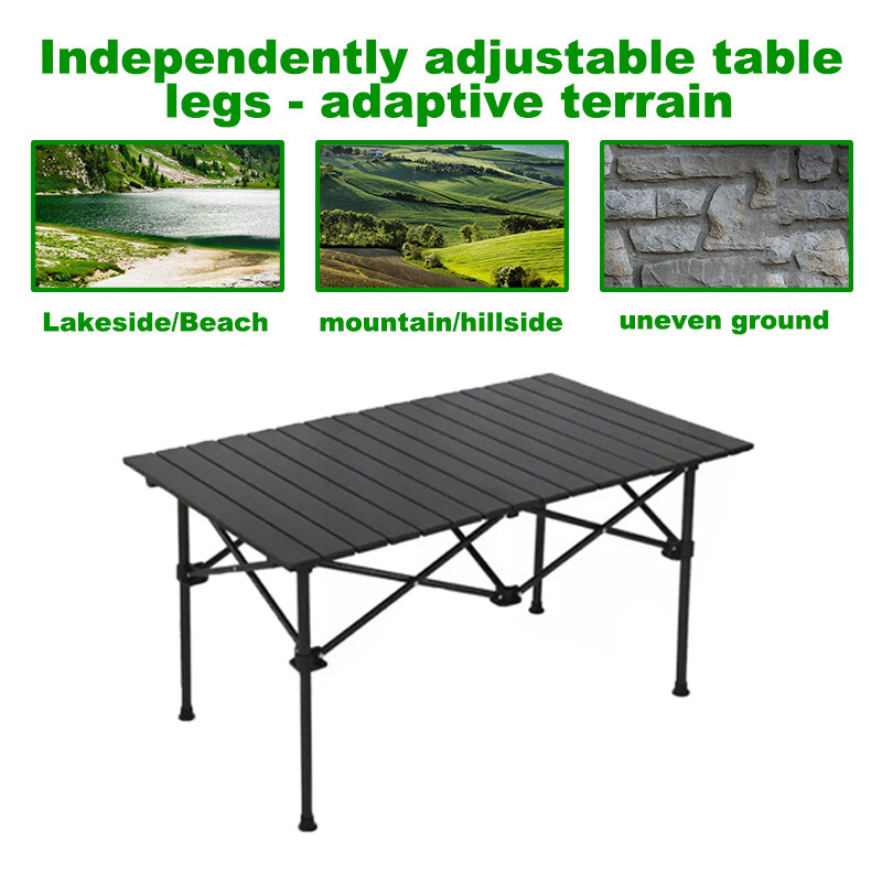GC Outdoor Folding camping table High Strength Adjustable Height ...