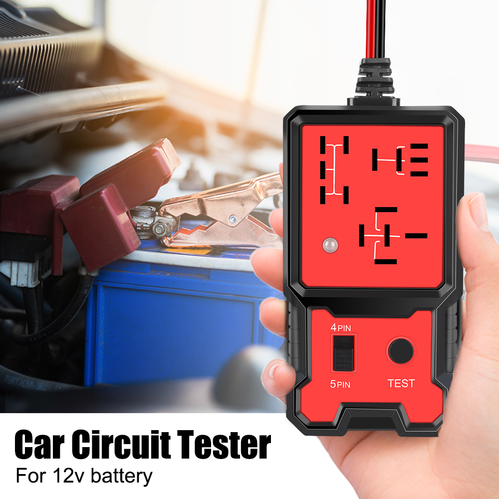 Universal 12V Car Relay Tester Electronic Automo tive Relay Tester For ...