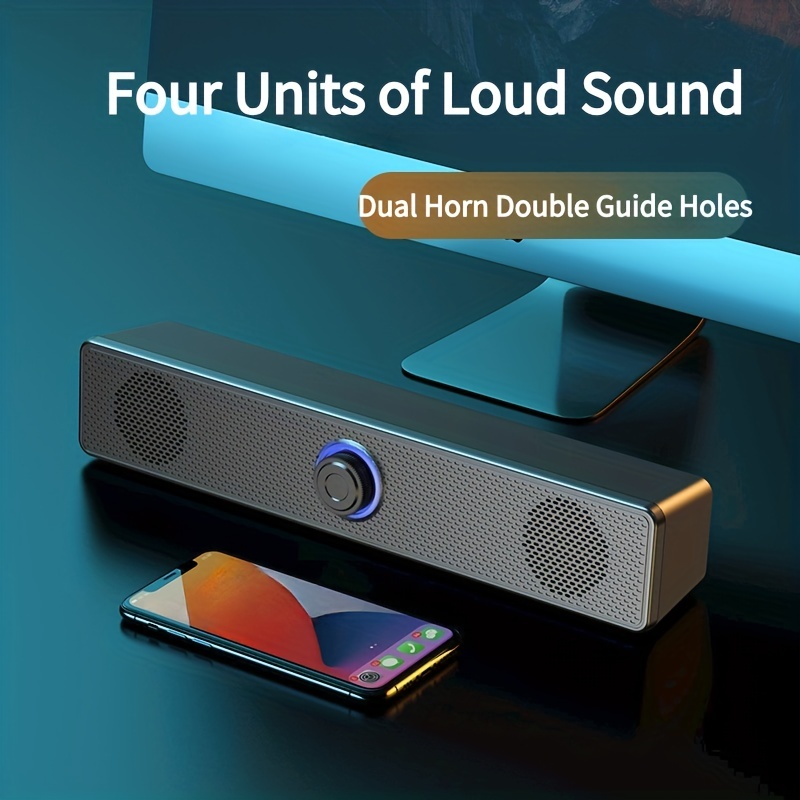 3d Surround Sound Speaker Wired Computer Speaker Stereo Subwoofer ...