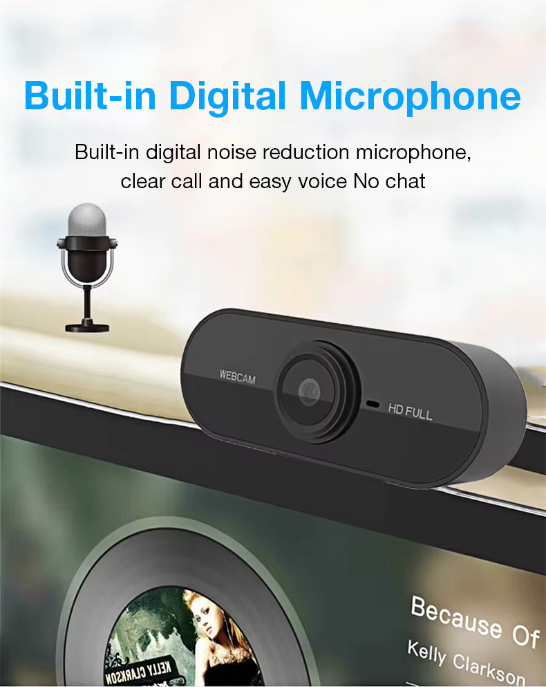 EYD 4K Webcam Laptop USB Live Streaming Plug and Play Camera Full HD PC ...