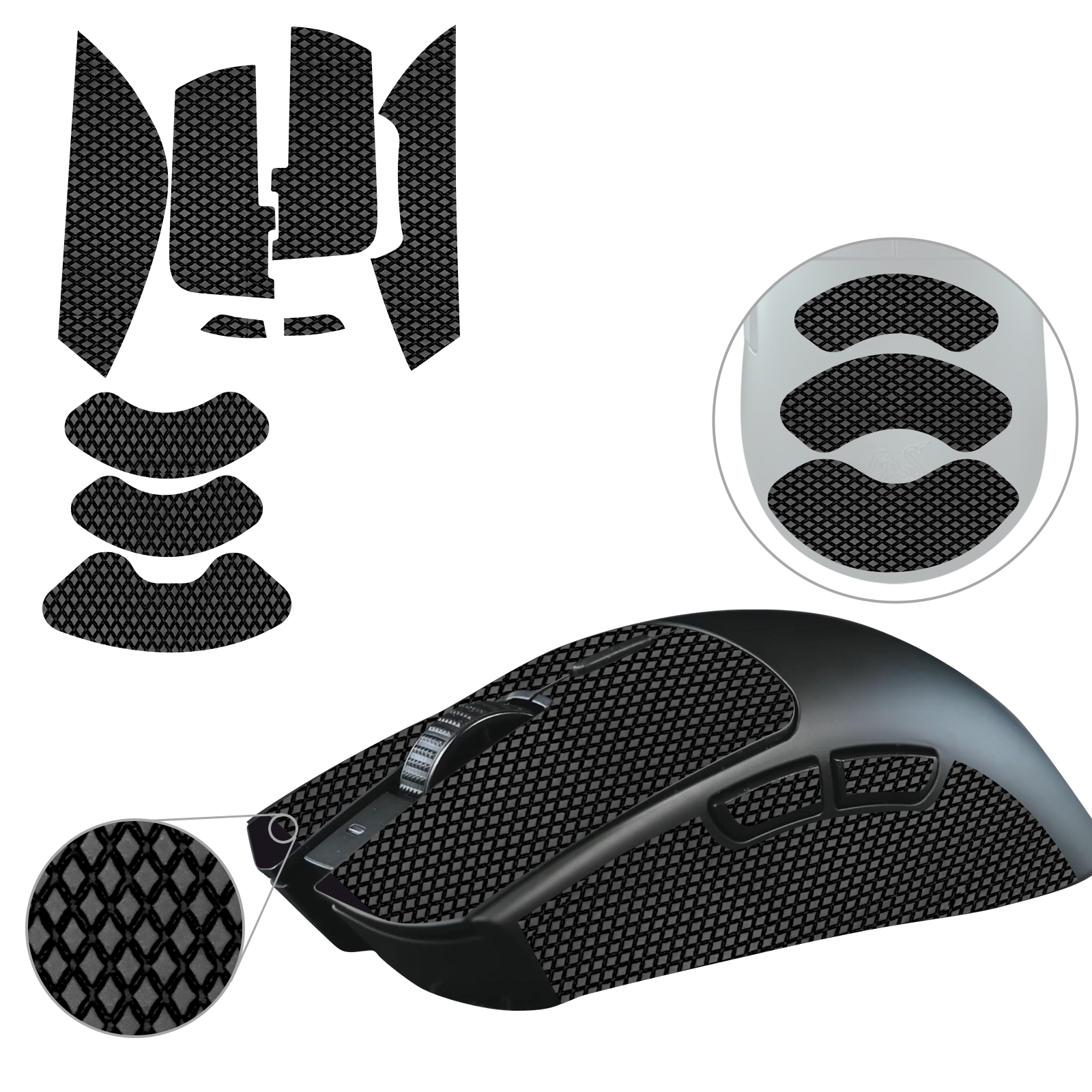 TALONGAMES Mouse Grip Tape for Razer Viper V3 Hyperspeed Wireless,Palm ...