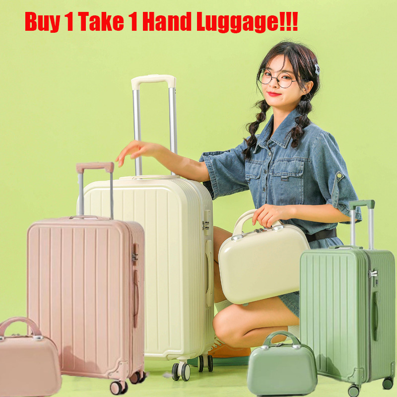（Buy 1 Take 1 ）Cute Suitcase Luggage Set 20/24inch Travel Bag 360 ...