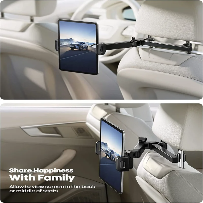 Car Tablet Holder Headrest Tablet Mount Headrest Stand Cradle ...