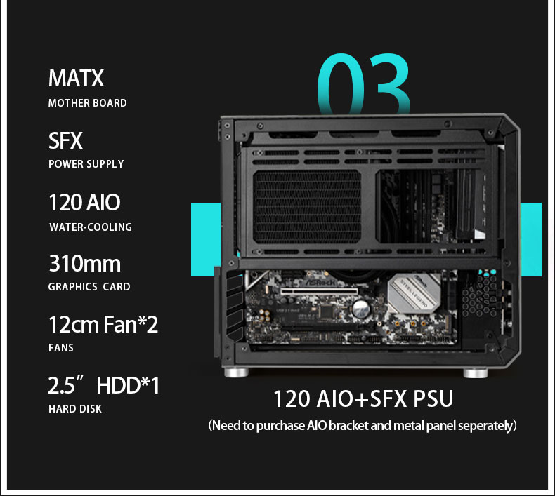 C26 Acoustic Wave_Mechanic Master Portable ITX/MATX Multifunctional ...