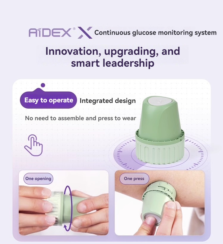Freestyle Libre Sensor Bluetooth Scan Free Remote Data Sharing Aidex Dynamic Blood Glucose ...