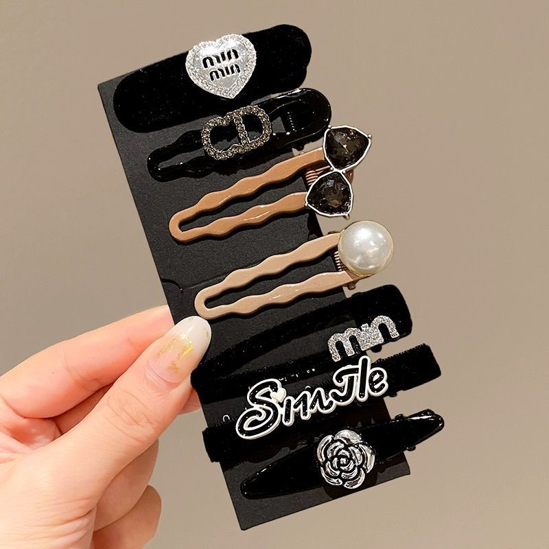 7pcs/sweet Cool Dopamine Girl Style Side Bangs Clip Duckbill Clip ...