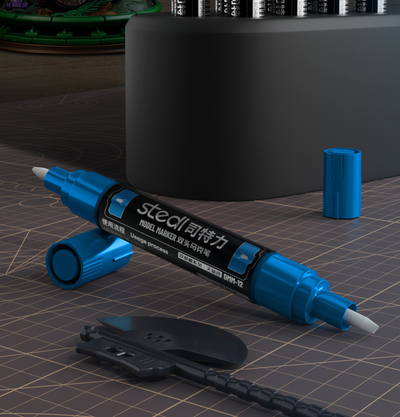 stedi double-ended marker nylon nib more durable gundam model painting ...