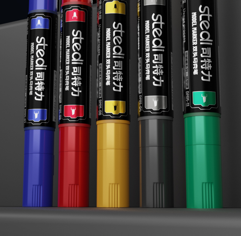 stedi double-ended marker nylon nib more durable gundam model painting ...
