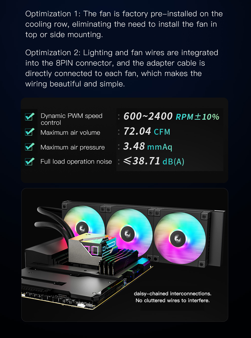 Deepcool LT360 LT240 LT720 LT520 ARGB CPU AIO Liquid Cooler 360mm High ...