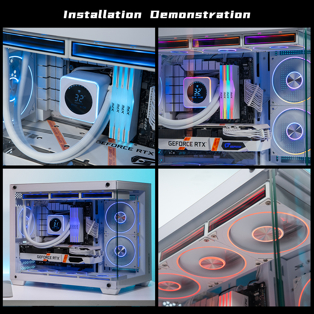 Jungle Leopard AstroBeat Digital CPU Aio Cooler 240mm 360mm 5V 3PIN ...