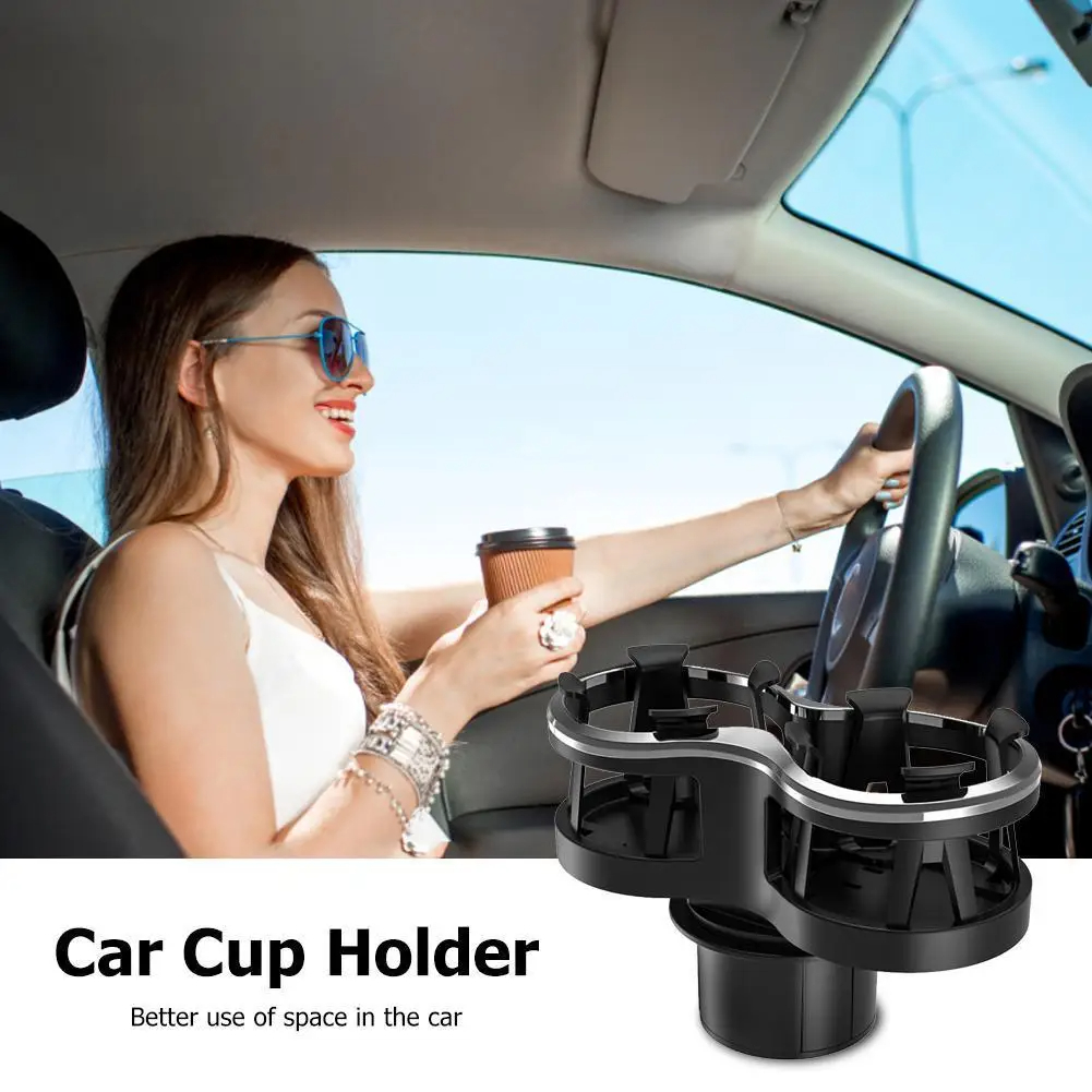 Two Holes Instrument Panel Cup Holder Adjustable Base Tea Cup Stand ...