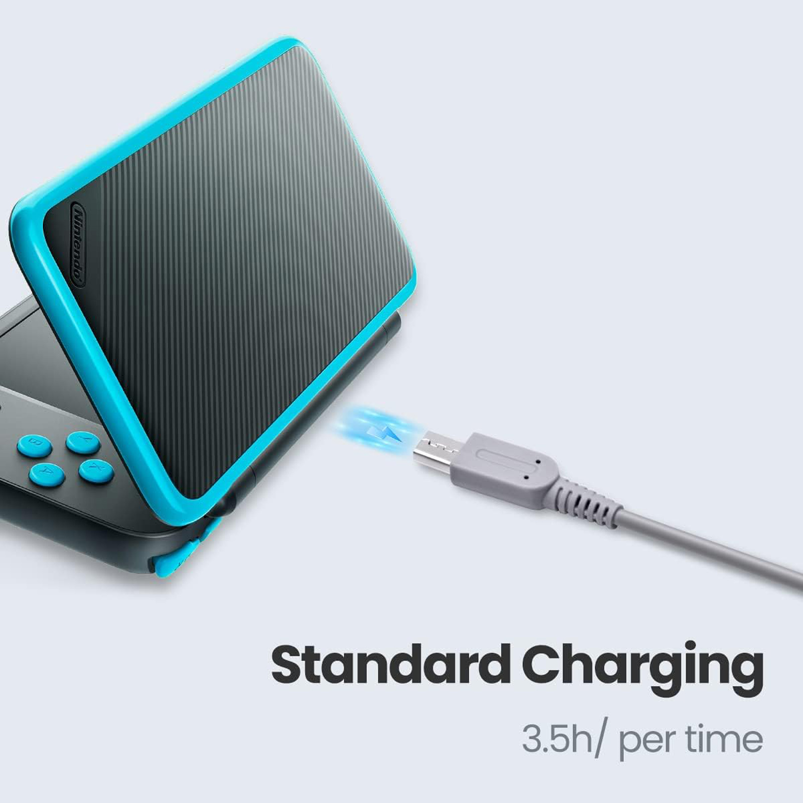 3DS Charger Compatible for Nintendo 3DS/DSi/DSi XL/2DS/2DS XL/New 3DS ...
