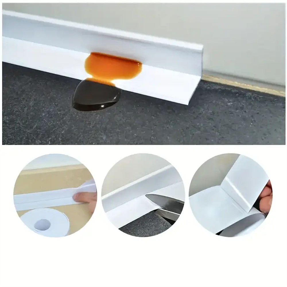 1 Roll Waterproof Mildew-proof Toilet Caulk Strip, Self-Adhesive ...