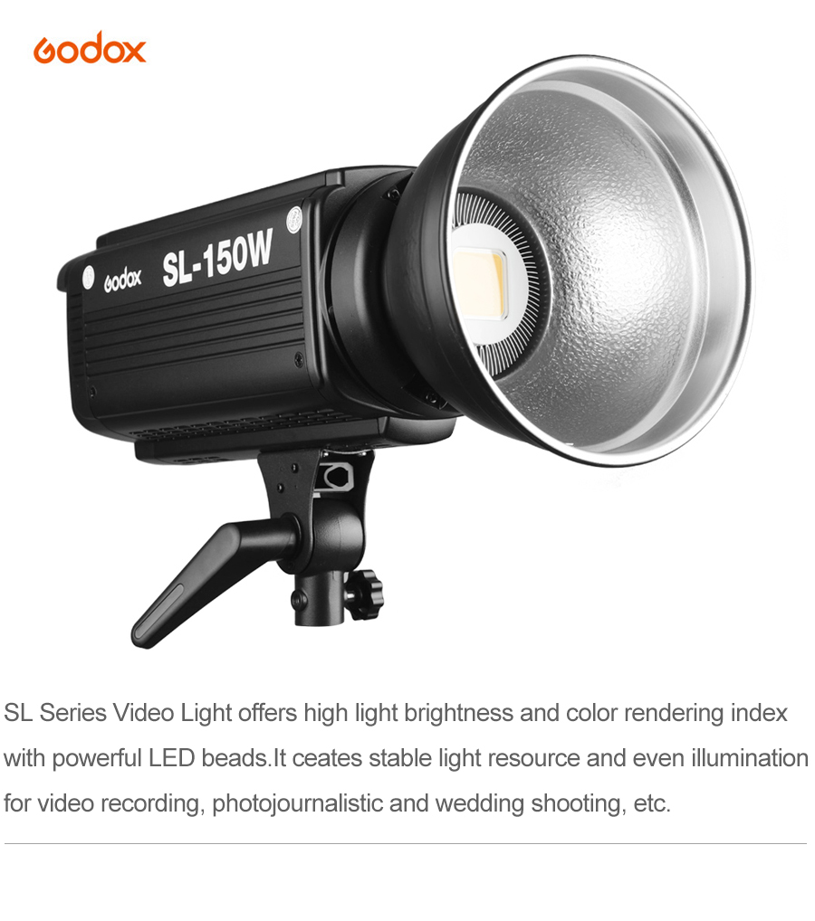 Godox SL-150W SL150W 5600K White Version LCD Panel Continuous LED Video ...