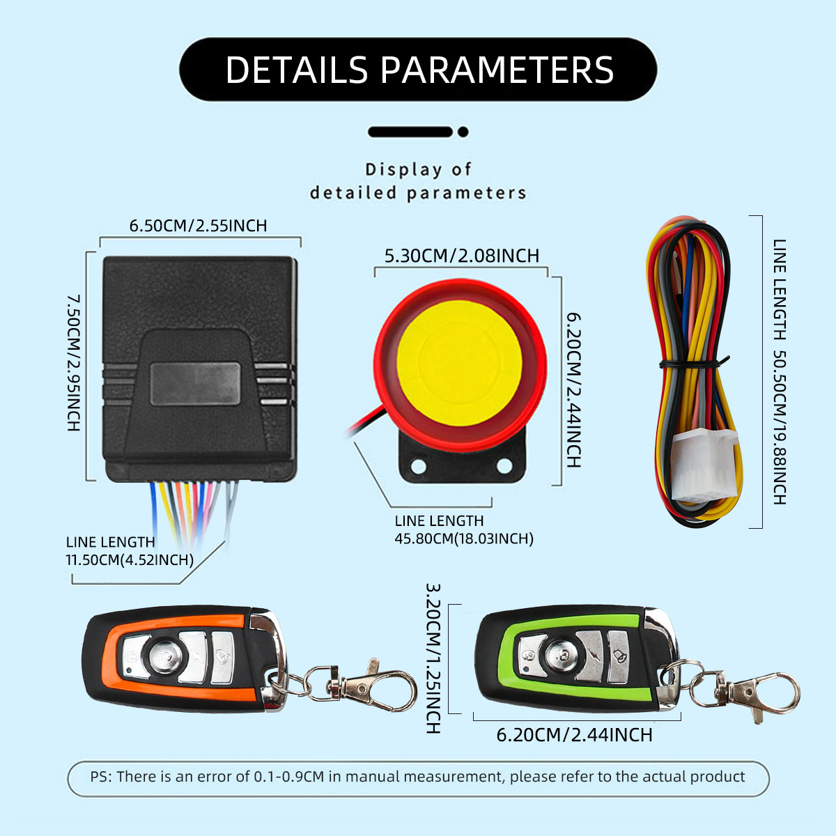 Motorcycle Talking Alarm System With Engine Start Motorcycle Universal ...