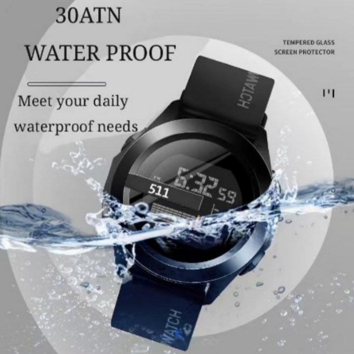 OriginaL Water Proof Men's Digital Light Watch Out Door Sports Watch ...