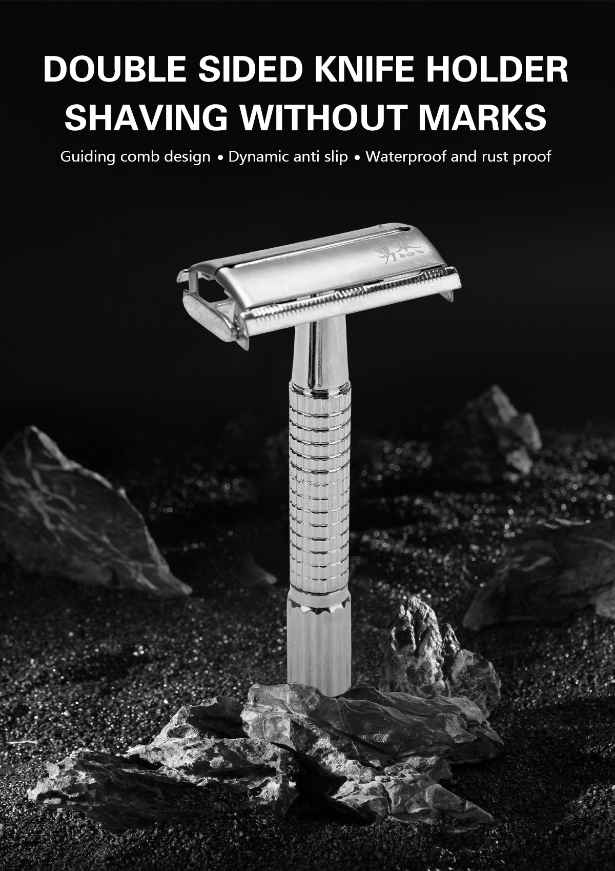 Spot men's classic manual double-edged razor hair removal blade beard ...