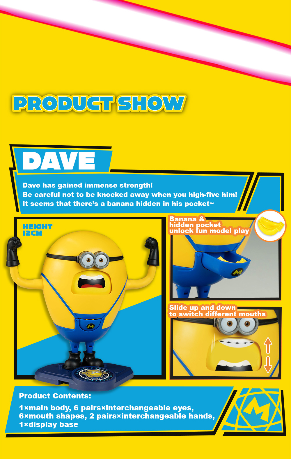 YOLOPARK AMK Series Despicable Me 4 Minions Model Kits Mega Jerry ...