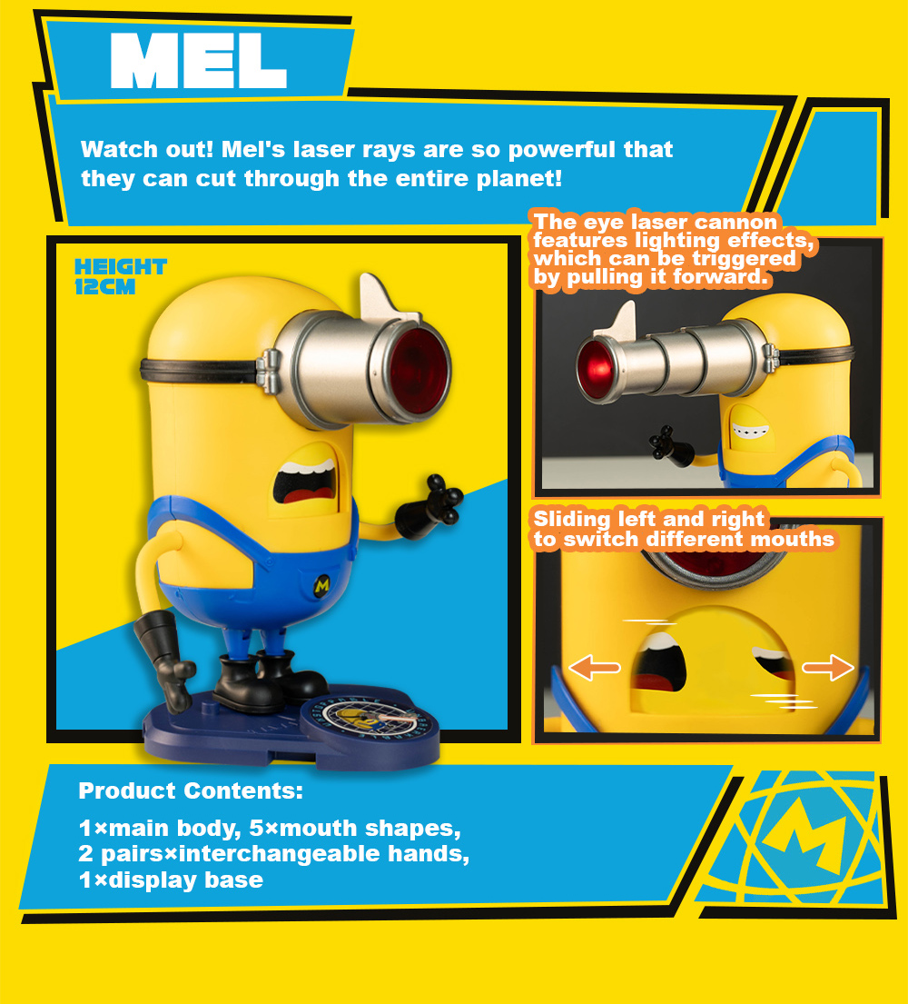 YOLOPARK AMK Series Despicable Me 4 Minions Model Kits Mega Jerry ...