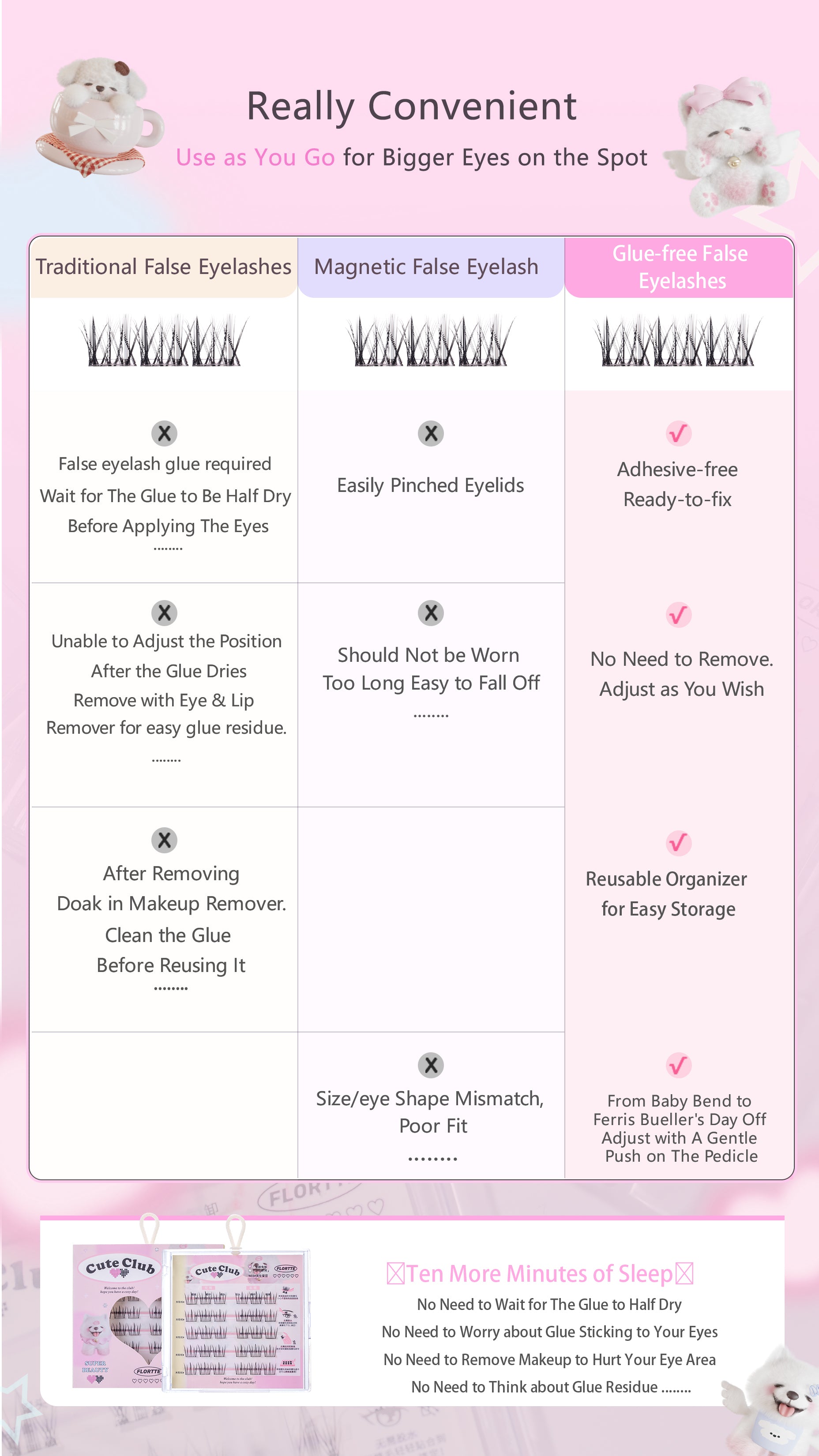 FLORTTE I Am Super Beauty Glue-Free False Lashes | Shopee Philippines