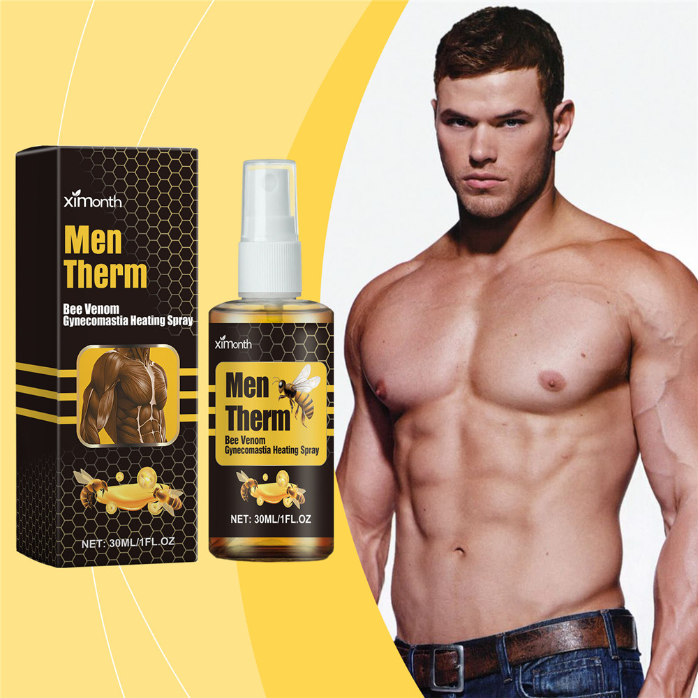 30ml Bee-Venom Gynecomastia Relief Oil Easy Applying Chest Moisturizer ...
