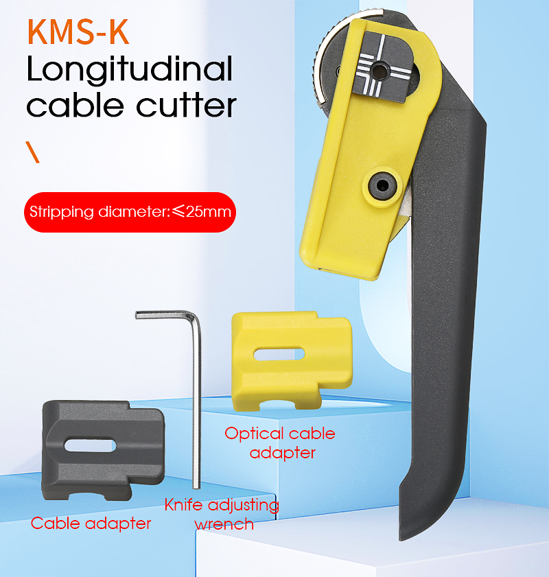 Optical Cable Sheath Slitter KMS-K Cable Longitudinal Cable Cutter ...