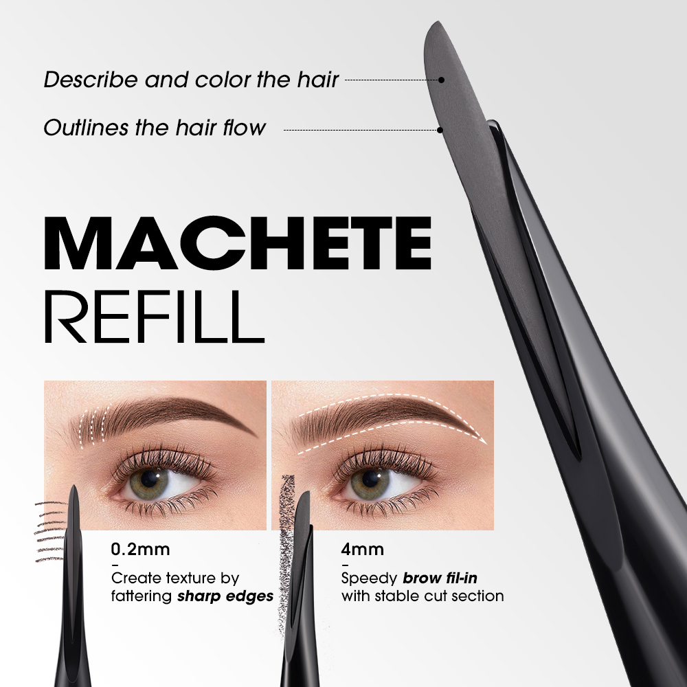 【Haute Series】O.TWO.O Sculpting Machete Eyebrow Pencil Waterproof Long ...