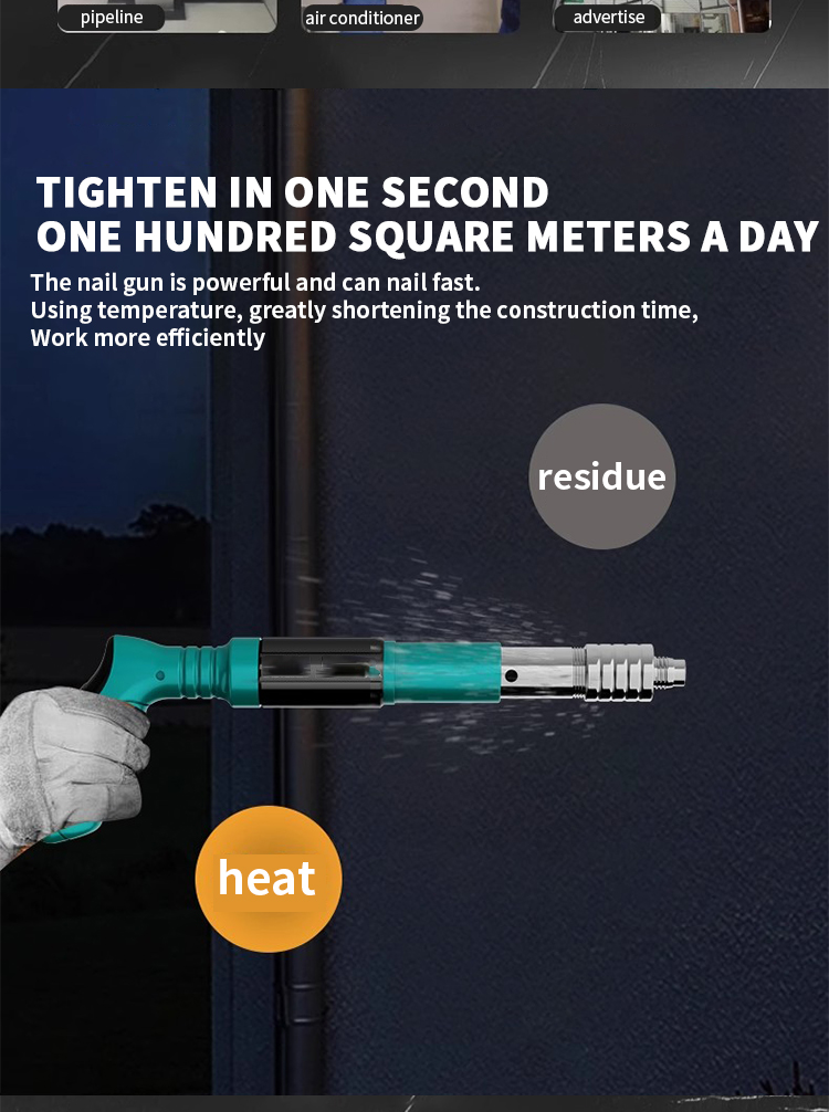 【12h ship】Nail Puncher Gun Nail Guns Chipping Nail Gun Rivet Tool ...