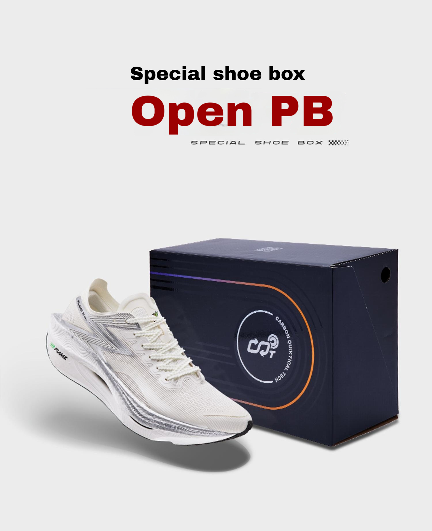 361 Degrees Flame 3.0 Men Running Shoes Marathon Carbon Plate Racing ...