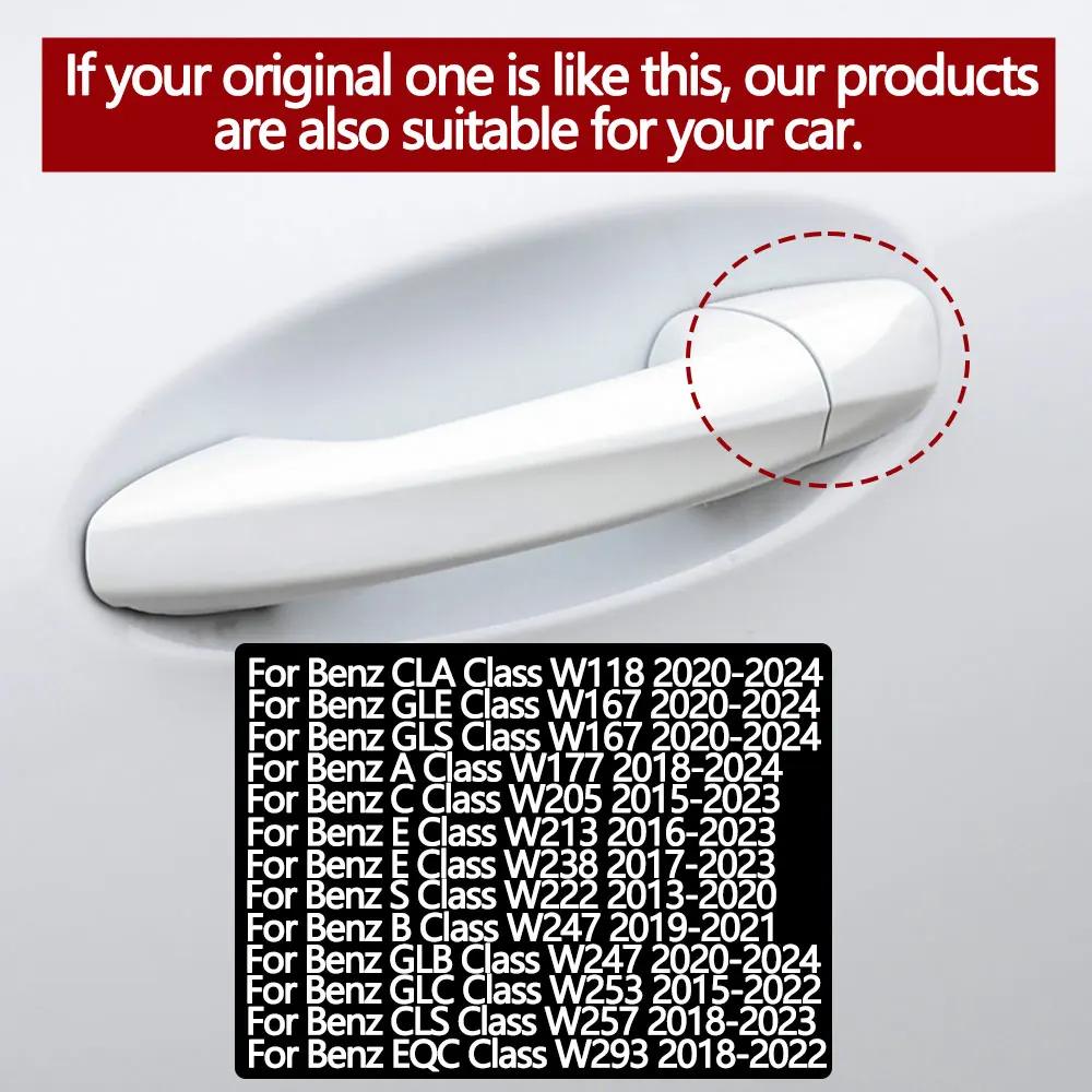 Car Front Left Exterior Door Pull Handle Cap Trim Chrome Cover For ...