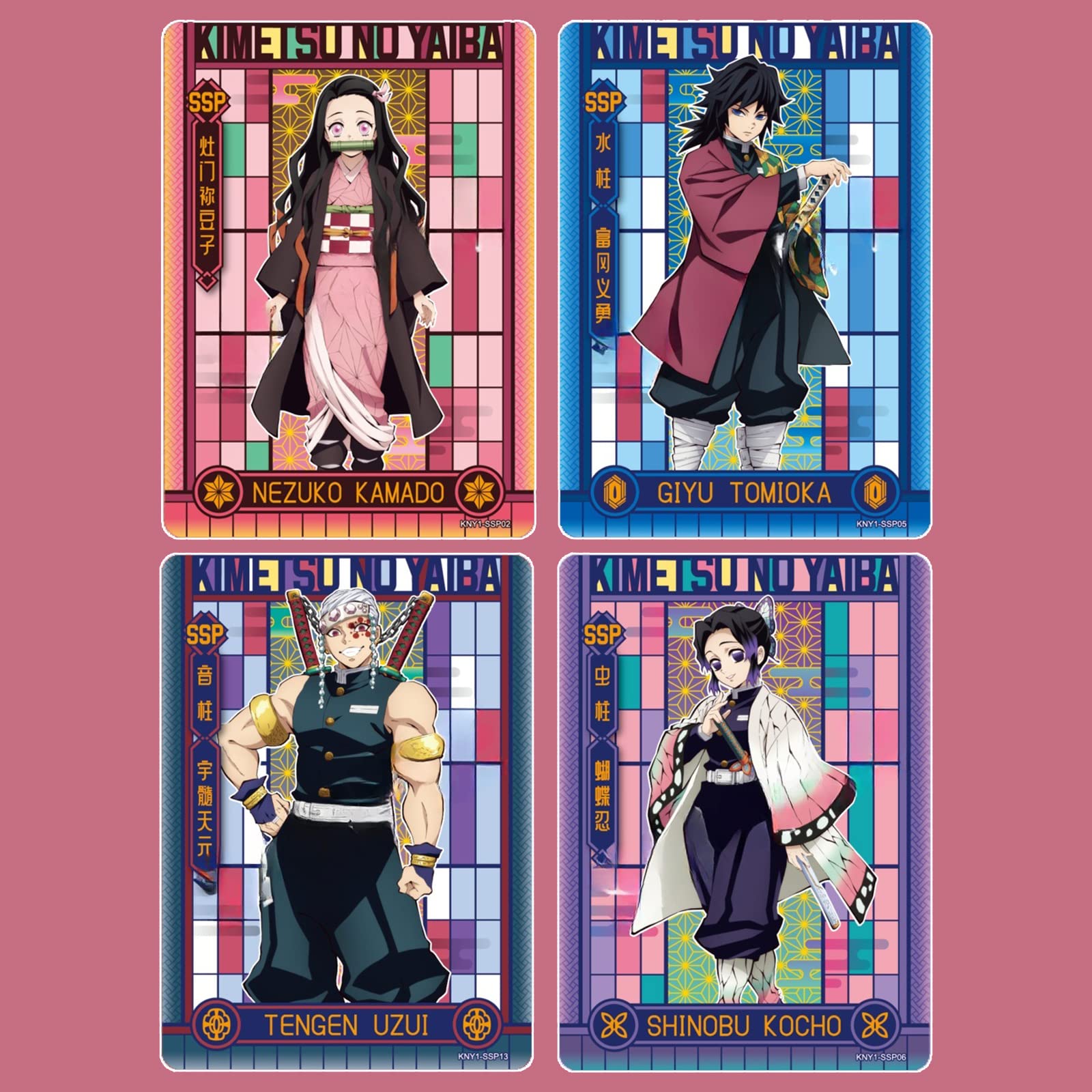 Demon Slayer Card Pack Tanjiro Nezuko Rengoku TCG rare SSR/UR/LR Anime ...