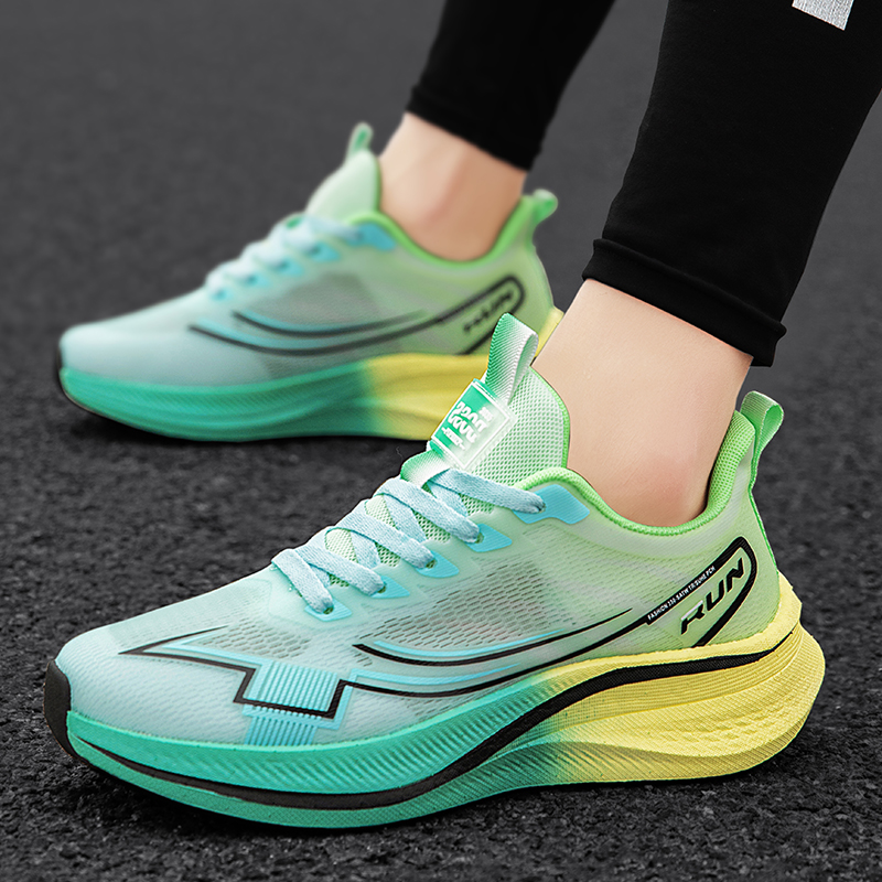 New Long Distance Marathon Running Shoes for Men's Shock Absorbing ...