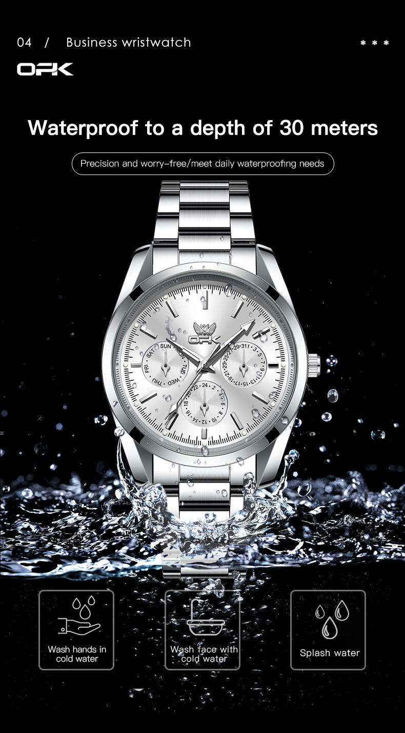 OPK Christmas Watch For Men Water Proof Original With Box Relo ...